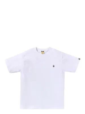 A BATHING APE Camo-print Logo-patch T-shirt - White