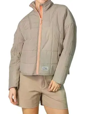 Kari Traa Mina Quilted High-neck Jacket - Neutrals