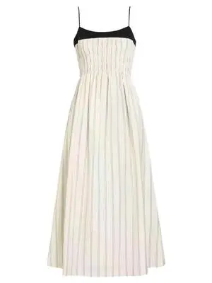 Rails Primrose Striped Midi Dress - Neutrals