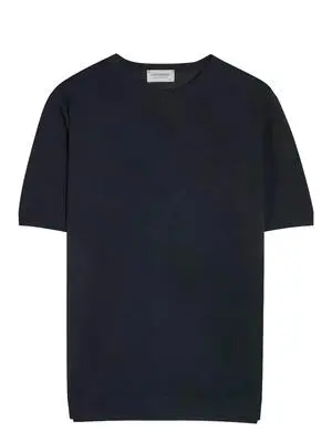 John Smedley Park Short-sleeved T-shirt - Blue