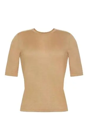 Adam Lippes Kerr Short-sleeve Sweater - Neutrals