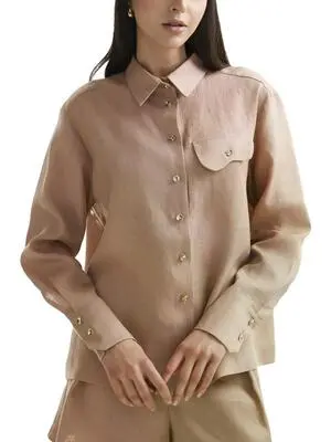 MIA PECULIAR Long-sleeved Shirt - Brown