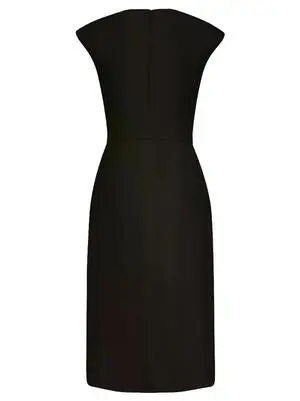 Adam Lippes Belted Midi Dress - Black