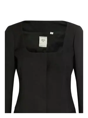 Calvin Klein Square Neck Jacket - Black