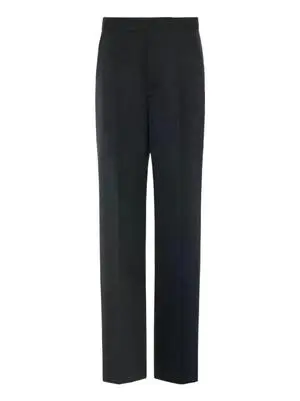 MAISON MARGIELA Tailored Pressed Crease Trousers - Black