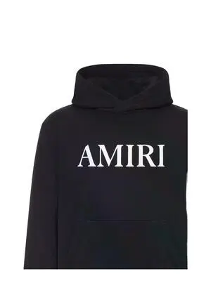 Amiri Logo Print Hoodie - Black