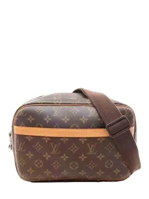 LOUIS VUITTON Monogram Reporter Pm Bag - Brown