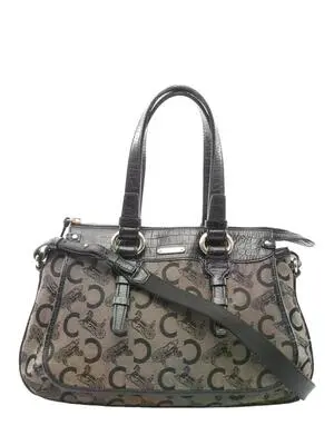 Celine C Macadam Canvas Tote Bag - Neutrals