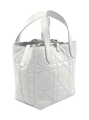Dior 2020s Toujours Leather Tote Bag - Silver