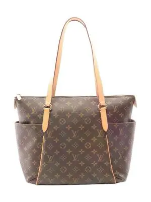 LOUIS VUITTON Louis Vuitton Monogram Canvas Tote Bag Brown