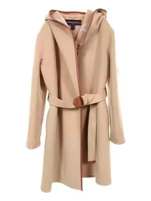 LOUIS VUITTON Giant Monogram Belted Coat - Neutrals