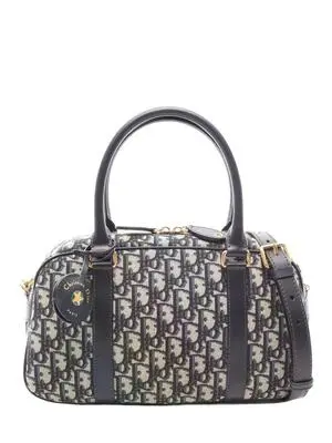 Dior D-vibe Oblique Bowling Tote Bag - Blue