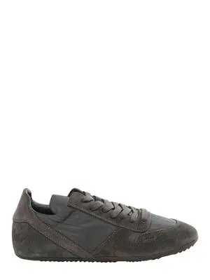 Rick Owens Minimalist Lace-up Sneakers - Grey