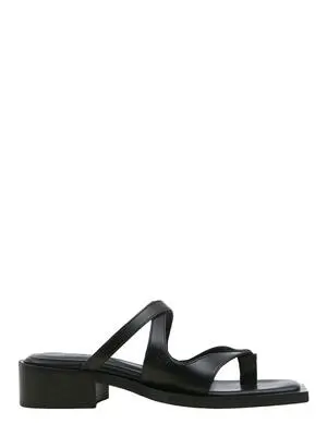 PREV Karel Mule Thong Sandals - Black