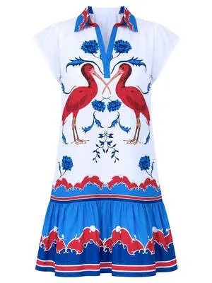 ISLAPAYAL Havana Mini Dress - Blue