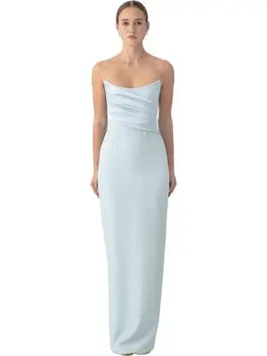 SAU LEE Louisa Gown - Pale Blue