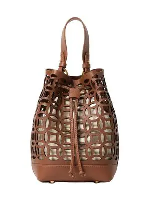 SAU LEE HANDBAGS Ming Bucket Bag - Mocha