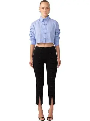 SAU LEE SAU LEE Derek Cropped Pant