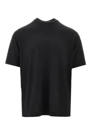 Emporio Armani Wool Jerey T-hirt - Blue
