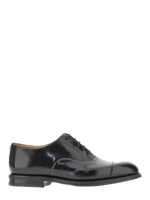 Church's Brushed Leather Lace-up Shoes - Black