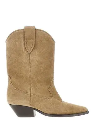 Isabel Marant Étoile Duerto" Suede Texan Boots - Beige