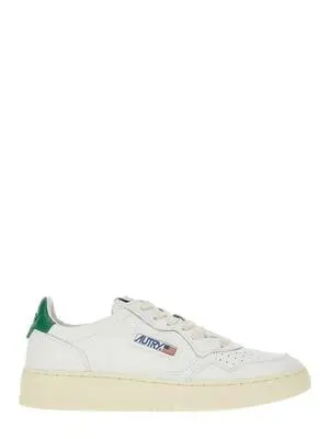 AUTRY Medalist Low Leather Snekars Man White