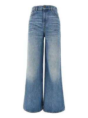 Chloé High-rise Wide-leg Jeans - Blue