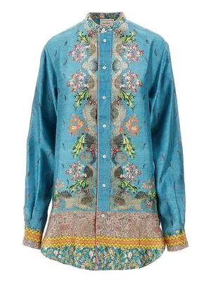 PIERRE-LOUIS MASCIA Printed Silk Shirt - Multicolor
