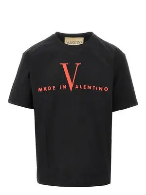 Valentino Garavani Made In Print T-hirt - Red