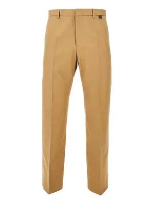 Gucci Cotton Twill Chino Pants - Beige