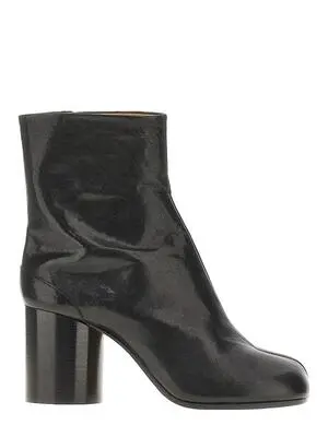 MAISON MARGIELA Maison Margiela Nappa Leather Tabi Ankle Boots Black