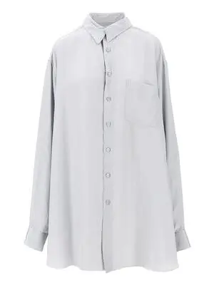 MAISON MARGIELA Maison Margiela Oversized Viscose Poplin Shirt