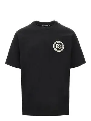 Dolce & Gabbana Logo Patch T-shirt - Black