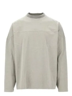 Jacquemus Ateier' T-shirt With Ogo Embroidery - Grey