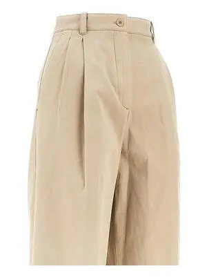 A.p.c. Ginny' Gabardine Pants - Beige
