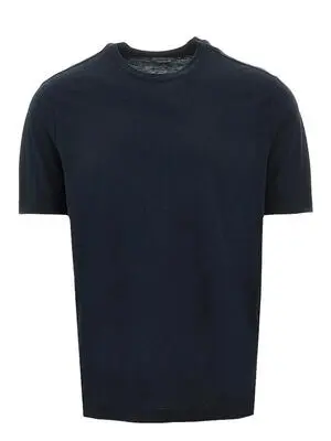 Majestic Filatures Cotton And Yoce T-shirt - Blue