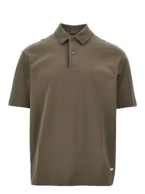 Emporio Armani Cotton Jerey Polo Hirt - Green
