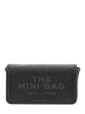 Marc Jacobs The Mini Bag" Grain Leather Cross Body Bag - Black