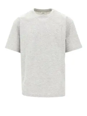 Saint Laurent Caandre Embroidery Piquet T-hirt - Grey