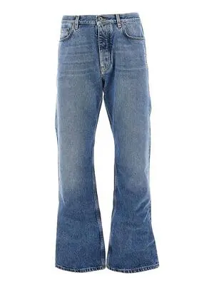 Off-White Half Arrow Slim Relaxed Jeans - Blue