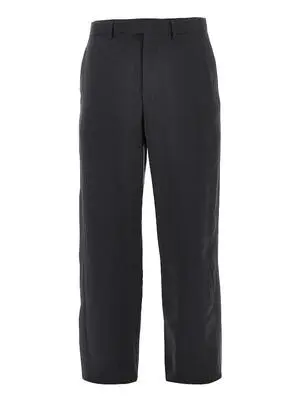 EMPORIO ARMANI Emporio Armani Modal-Blend Relaxed Fit Straight Leg Pants