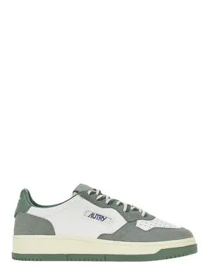 AUTRY AUTRY Leather And Suede Medalist Low Sneakers Multicolor