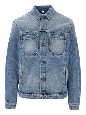Off-White Half Arrow Skate Denim Jacket - Blue