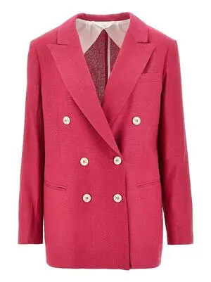 VITOVI Silk Bourette Jacket - Pink
