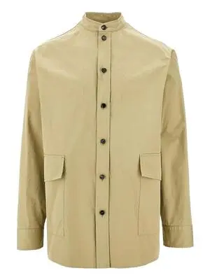 Bottega Veneta Cotton Twill Overshirt - Beige