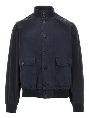 Aspesi Cotton Canvas Bober Jacket - Blue