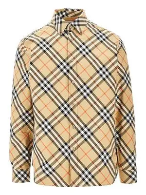 Burberry Check Poplin Shirt An - Multicolor