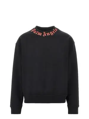 PALM ANGELS PALM ANGELS Neck Logo Print Sweatshirt