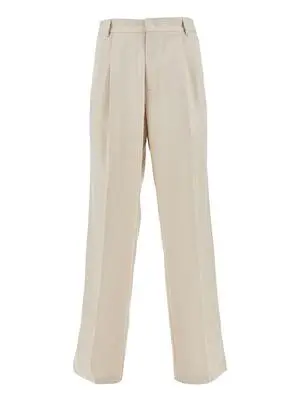 C.9.3 C.9.3 Viscose-Blend Straight Leg Pants With Double Dart