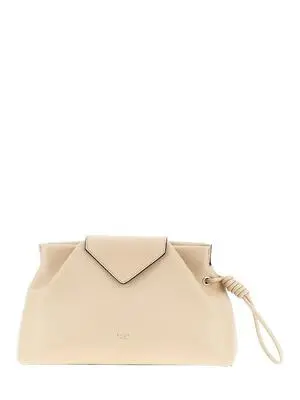 IOEF IOEF Grained Leather 'Ariette' Pouch